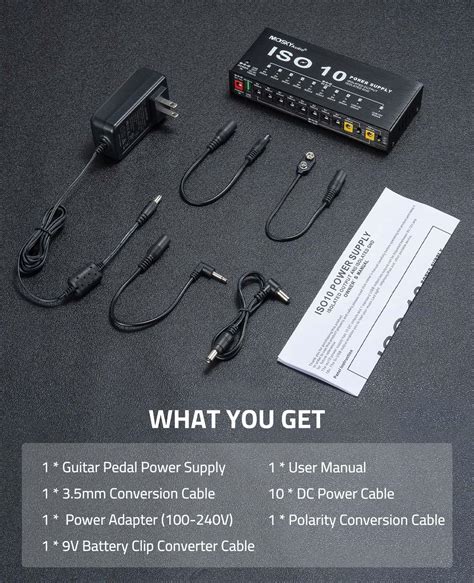 Mosky Guitar Pedal Power Supply 10 Isolated Dc Output