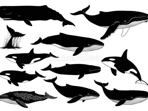 Variety Whale Stock Illustrations 578 Variety Whale Stock