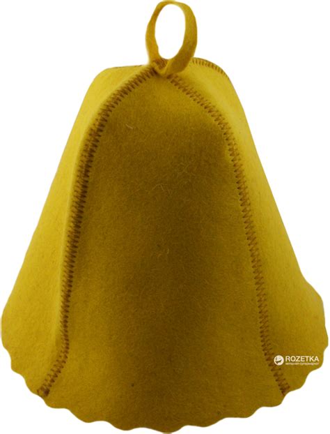 Шапка для сауни Sauna Pro з кольорової повсті Жовта А 1844 фото відгуки характеристики в