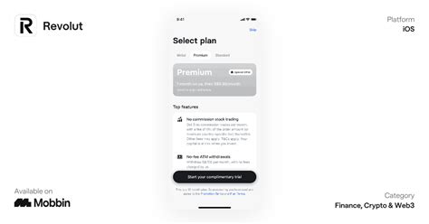 Revolut Ios Plan Selection Mobbin