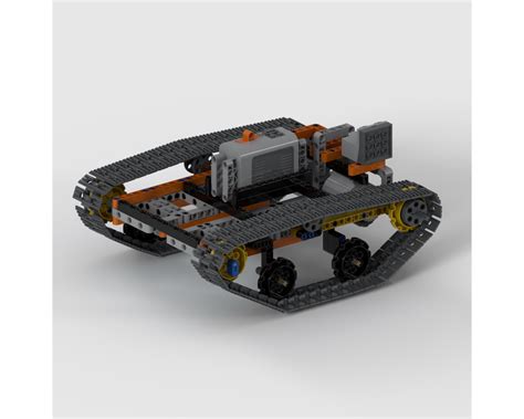 Lego Moc Simple Rc Tracked Vehicle By Blackmythcz Rebrickable Build With Lego