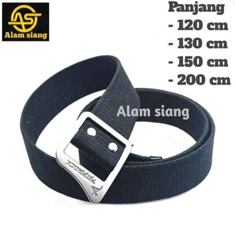 Jual Ikat Pinggang Pria Bahan Kanvas Panjang Pendekgesper Pria Shopee Indonesia