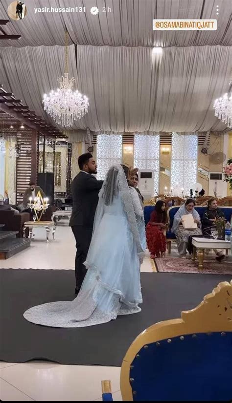 Yasir Hussain Attends Wedding Of Daily Pakistan S Anchorperson Osama