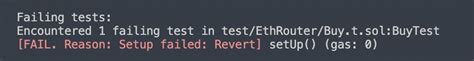 Display Error Traces In Setup Function · Issue 4506 · Foundry Rs