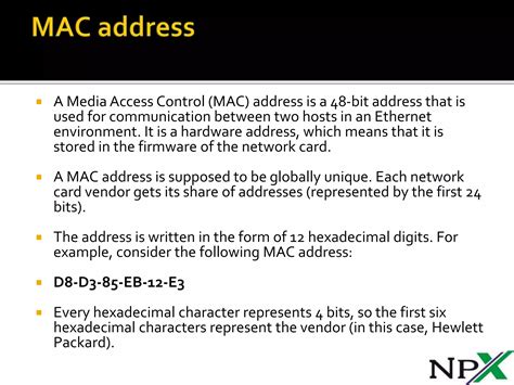 mac and ip addresses pptx computer networking computing