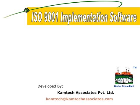 Presentation Iso Implementation Tool PPT
