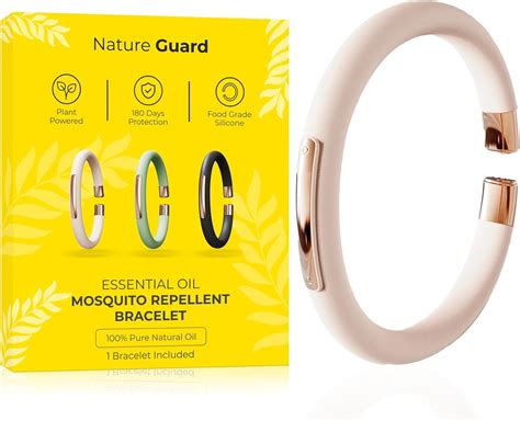 Nature Guard Mosquito Repellent Bracelet Refillable Insect Repellent
