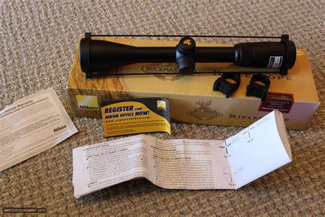 Nikon Buckmasters 3 9x40mm New Riflescope Bdc Bullet Drop Compensator