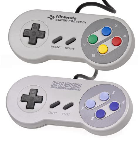 The Super Nintendo Us Controller The Super Famicom Controller Due