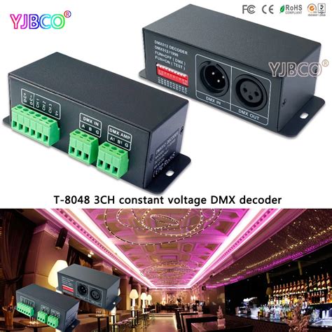 LTECH Led Comtroller LT DMX PWM Constant Voltage Decoder DC V Input A CH Output For