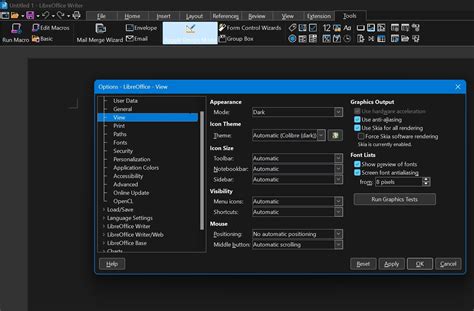 Dark Mode Icon Background Color Makes Toggled Icon Unreadable English Ask LibreOffice