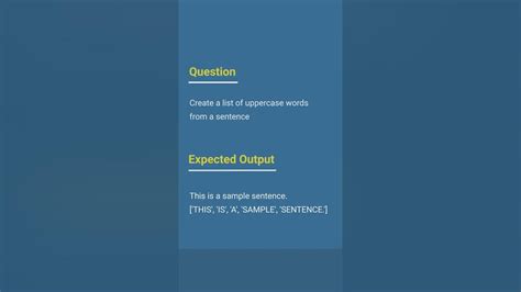 Python Interview Questions List Comprehension Video 16 Tjpython