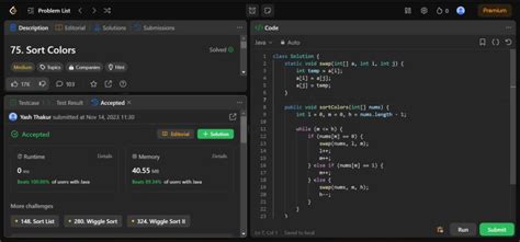 day 28 of dsa leetcode 100 day challenge yash thakur posted on the