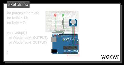 Potensio Lingkaran Galih Wokwi Esp32 Stm32 Arduino Simulator
