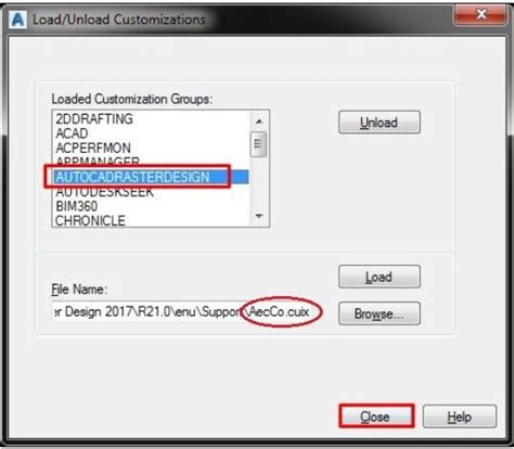 raster design menu and ribbon present but icons missing and commands