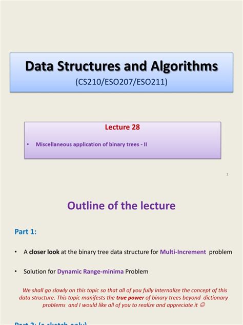Data Structures And Algorithms Cs210eso207eso211 Pdf