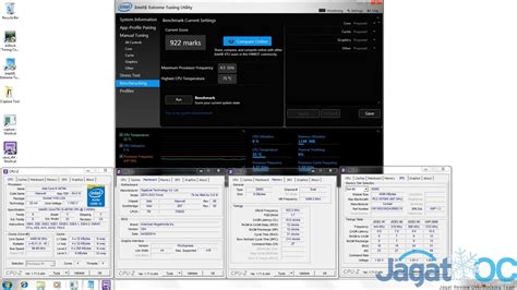 Tips Tuning Intel XTU Benchmark Jagat OC