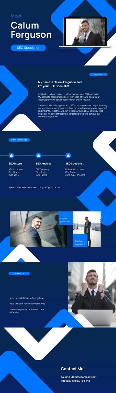 B2B Customer Journey Map Free Presentation Template Piktochart