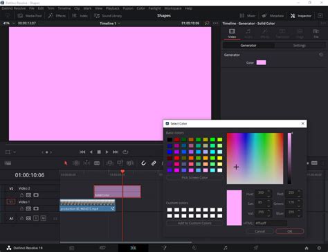How To Add A Background DaVinci Resolve Tutorial Edits