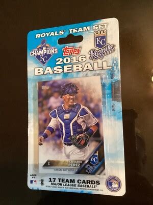 2016 Topps Kansas City Royals World Champions Team Set Salvador Perez