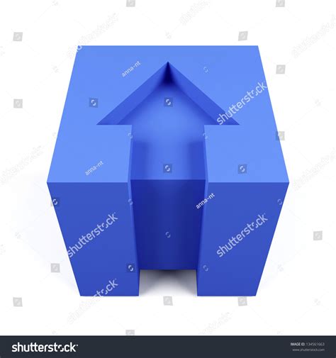 3d Cube Arrow Stock Illustration 134561663 Shutterstock