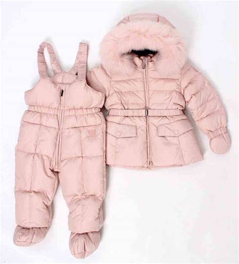 Add Daunen Schneeanzug Teile In Rosa Exklusive Designermode Und Markenschuhe F R Kinder