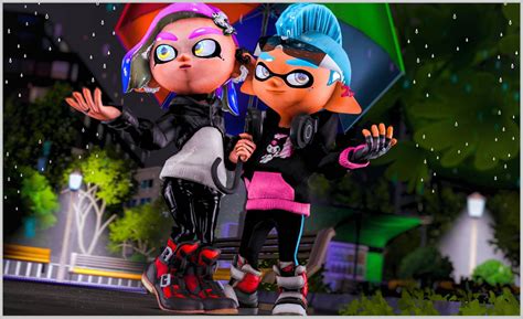 Sfmsplatoon Under Rain By Antolaneyt On Deviantart