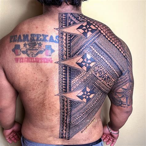 Samoan Tribal Tattoos Contemporary Polynesian Tribal Sleeve By Wayne