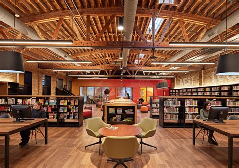 Som Transforms Ageing Brick Buildings Into Chicagos West Loop Branch Library