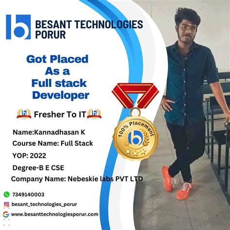 besant technologies on linkedin fullstack java python sql