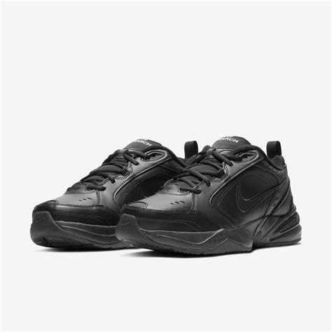 Buy Nike Air Monarch Iv Mens Workout Shoes Black Black Nike Qatar