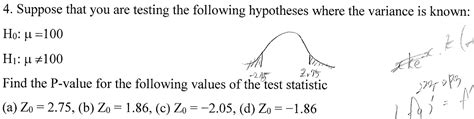 Solved Suppose That You Are Testing The Following Chegg