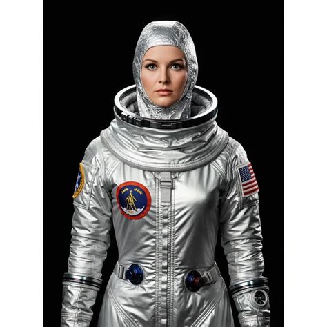 Kate Mccrae In Silver Space Bodysuit Image Ai Art Generator Easy