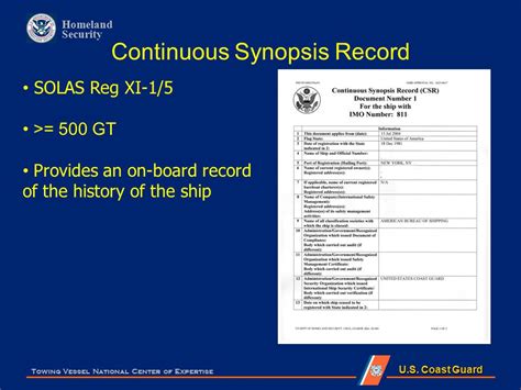 Applicability Of International Regulations For Uninspected Towing