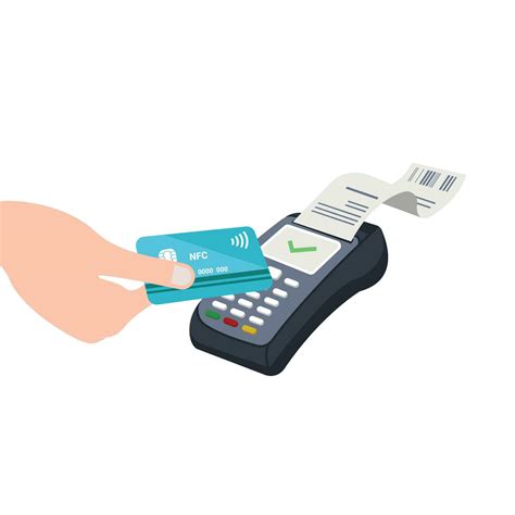 Credit Card Processing Service Hands Close Up Accept Contactless Payments Using Terminal