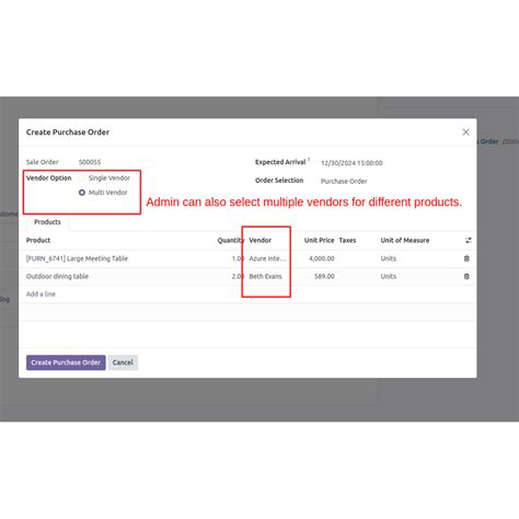 Create Purchase Orders From Sales Orders In Odoo