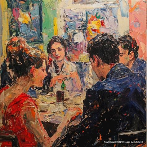 Ai创作图油画休闲 油画课堂 餐厅油画 油画品鉴会 油画人物 个人画展 茶馆场景油画 餐厅酒吧艺术画 油画质地手绘人物 丙烯画人物 速写油画 青年绘画展 人物油画 酒吧艺术画 咖啡店油画