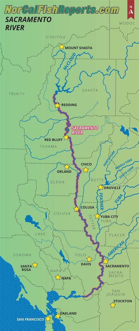 Sacramento River Fish Reports And Map