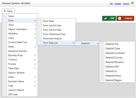 Data List Controls