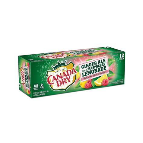 Canada Dry Raspberry Lemonade Ginger Ale Fizz Into Flavor