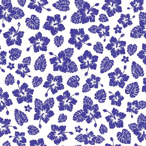 Cute Hibiscus Pattern Perfect For Textiles Stock Vector Illustration Of Pattern Patterned