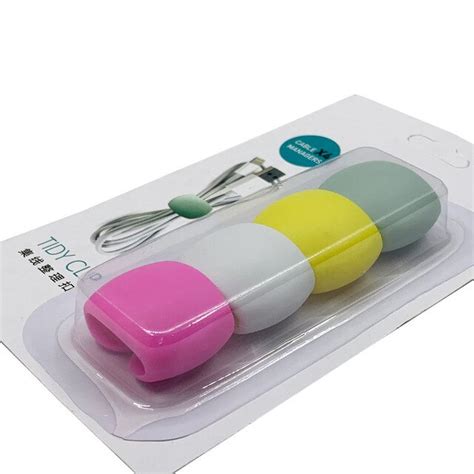 PCS Kabelhaspel Eenvoudige Ronde Clip USB Lader H Grandado