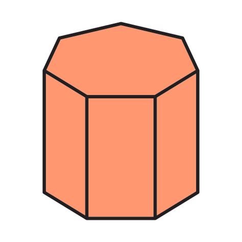 Heptagon Generic Outline Color Icon