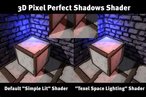 3d pixel art shadows texel space lighting shader for urp
