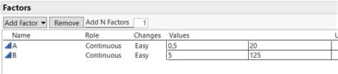 solved non linear factor constraint jmp user community