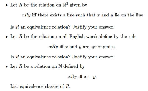 Solved Let R Be The Relation On R2 Given By Xry Iff There
