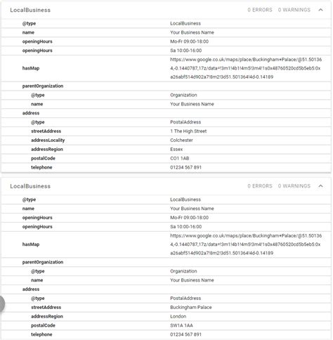 Json Ld Mark Up For Multiple Local Business Locations