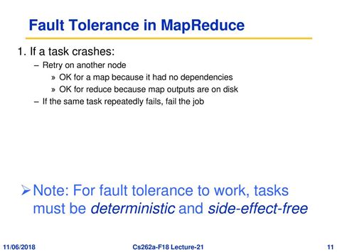 Eecs 262a Advanced Topics In Computer Systems Lecture 21 Comparison Of