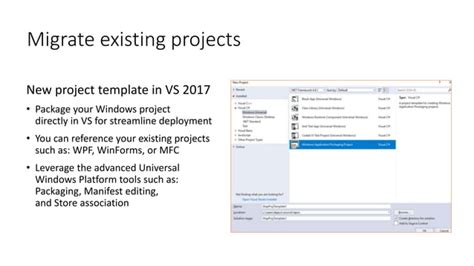 WPF WinForms NET Core Modern Desktop PPT