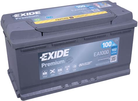 Akumuliatorius Exide Premium EA1000, 12 V, 100 Ah, 900 A - Senukai.lt
